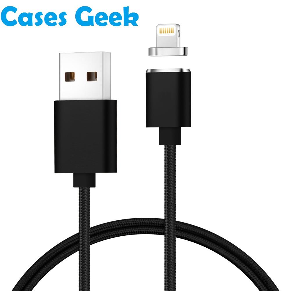 iPhone & Android Magnetic Unbreakable Nylon Banded Lightning USB Cable